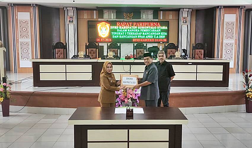DPRD Gorut Terima Usulan Rancangan KUA PPAS Tahun 2025 - Hargo.co.id