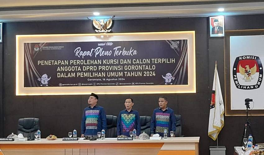 45 Anggota DPRD Provinsi Gorontalo Periode 2024-2029 Resmi Ditetapkan - Hargo.co.id