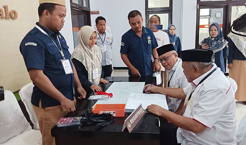 KPU Kabgor Terima Dua Bakal Paslon di Pendaftaran Hari Pertama - Hargo.co.id