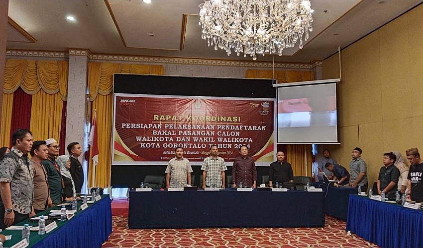 KPU Kota Gorontalo Gelar Rakor Persiapan Pilkada 2024 - Hargo.co.id
